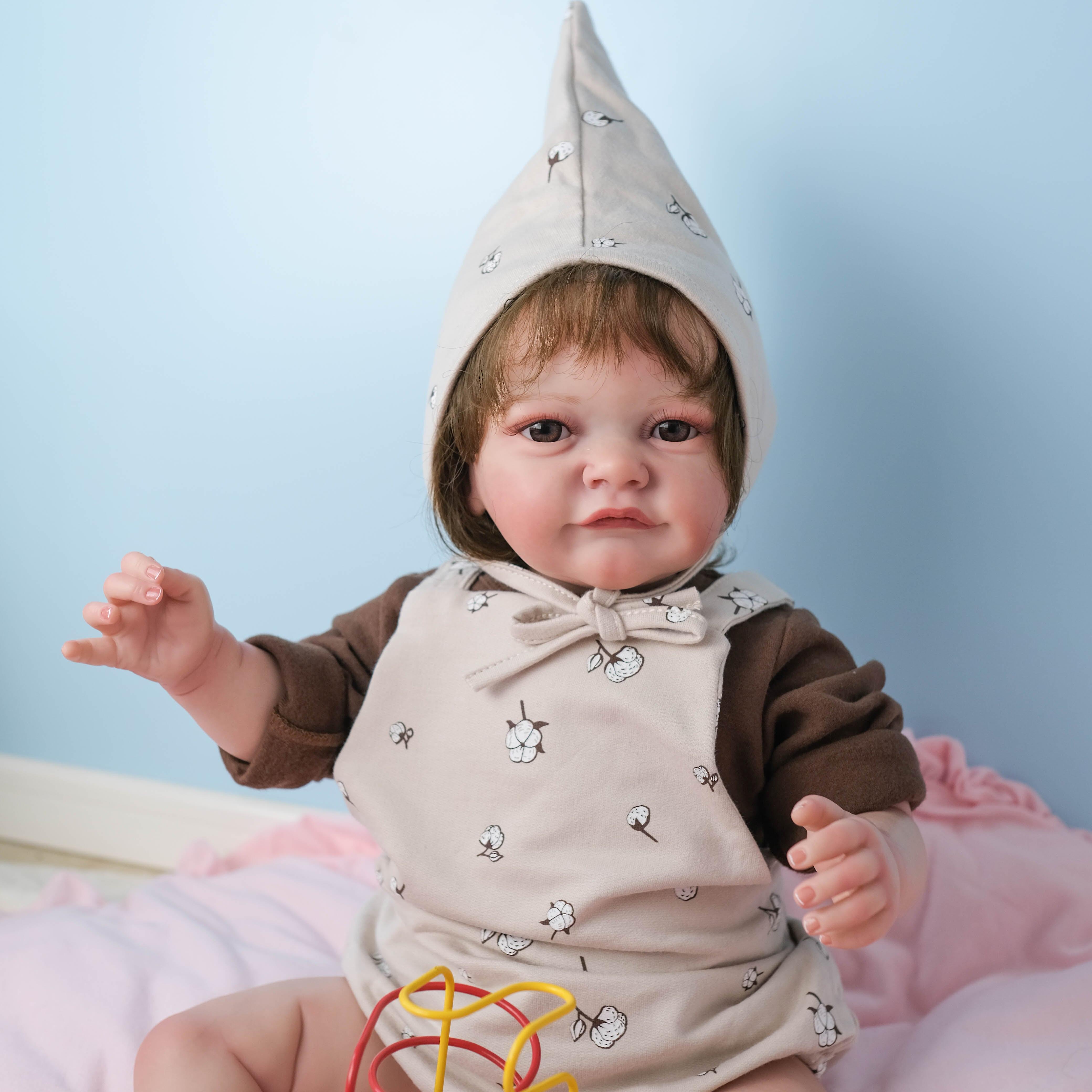 60Cm completed doll as in picture reborn doll tobiah hand paint doll ...