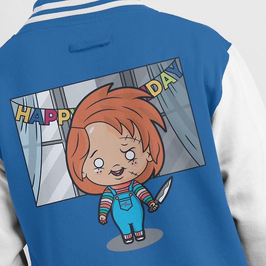 Chucky Happy Birthday Kawaii Men's Varsity Jacket | Fruugo US