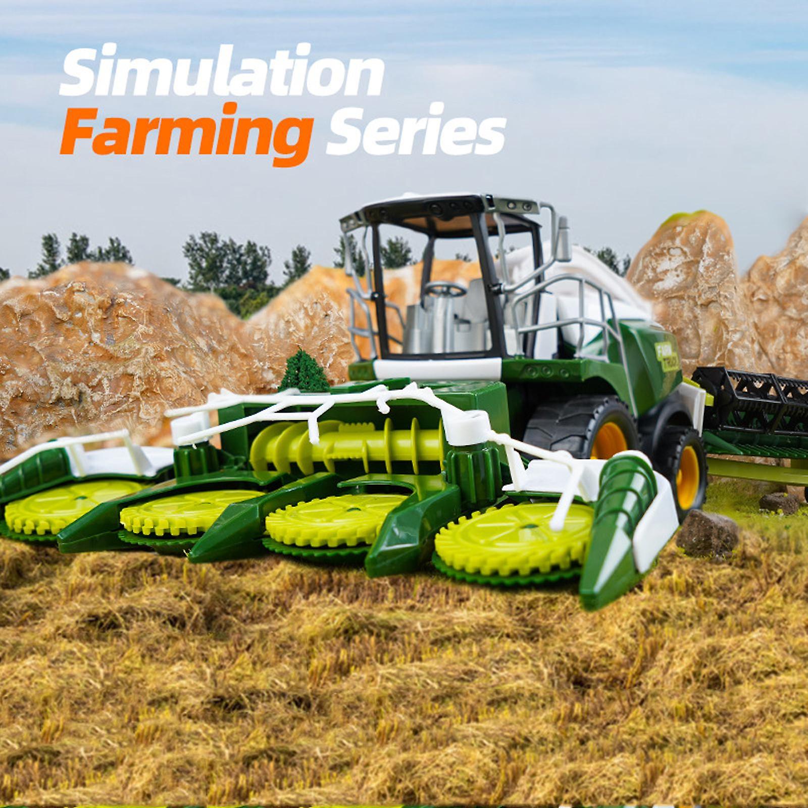 1/24 Scale Harvester Toy Movable Joint Pretend Play Tractor Toy for ...