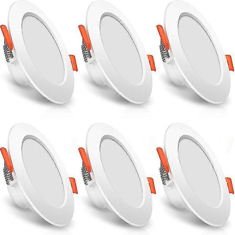 100mm LED Recessed Ceiling Light 6pcs In Box 3000 K Warm White Recessed ...