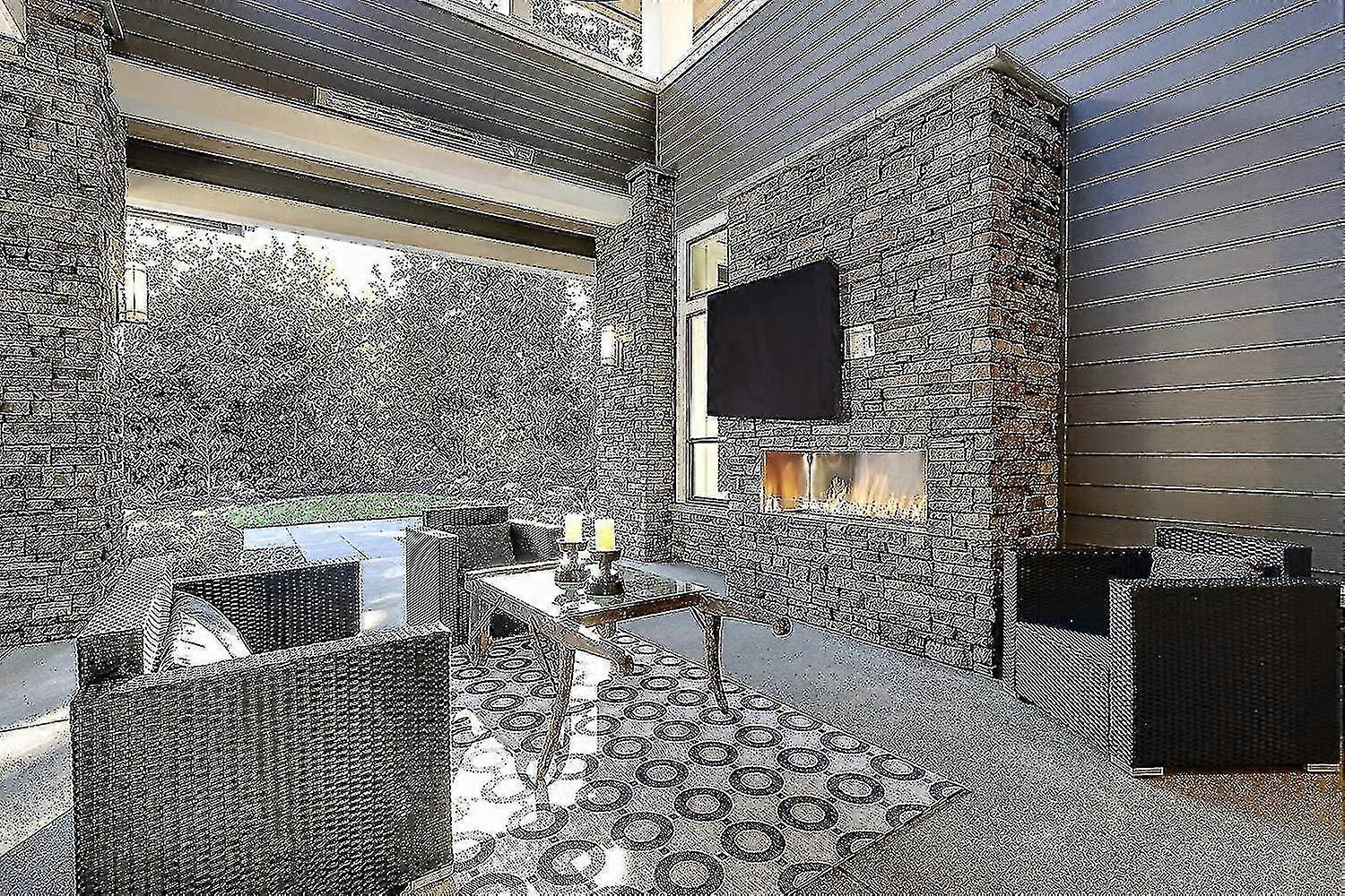 Outdoor Tv Cover 22' To 70' Inch The Weatherproof And Dust-proof ...