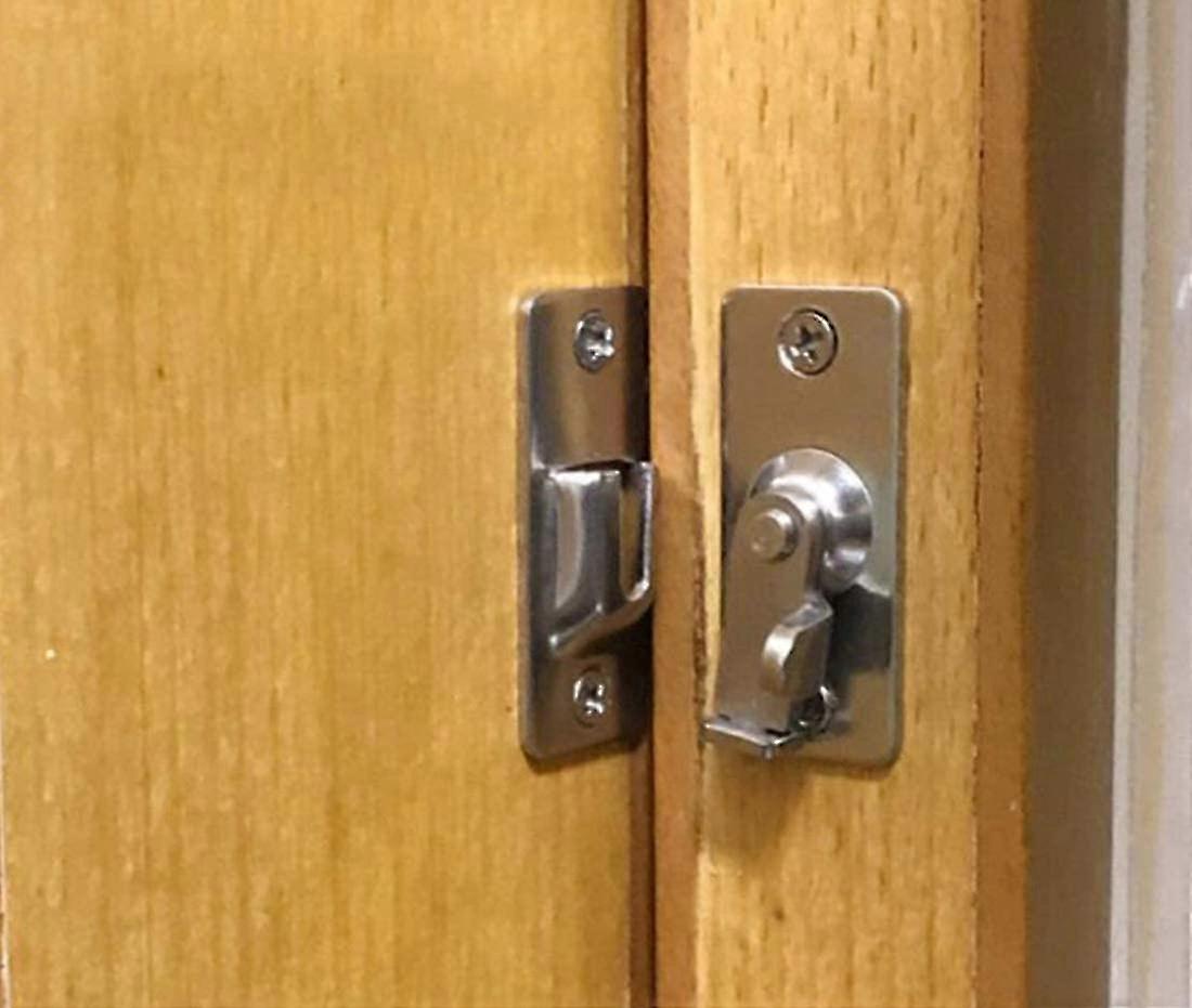 90 Degree Door Clasp Lock Shift Door Lock Button Push Pull Button Door ...