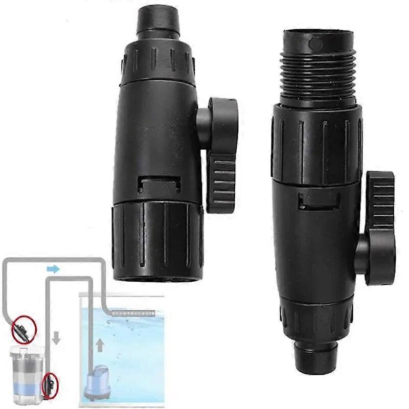 12/16mm Double Tap Quick Release Connector Fish Tank Hose Pipe Valve ...