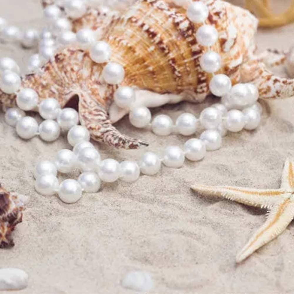 1150Pcs Round Pearls Beads,Black Mixed Imitation Pearls Luster Glossy ...