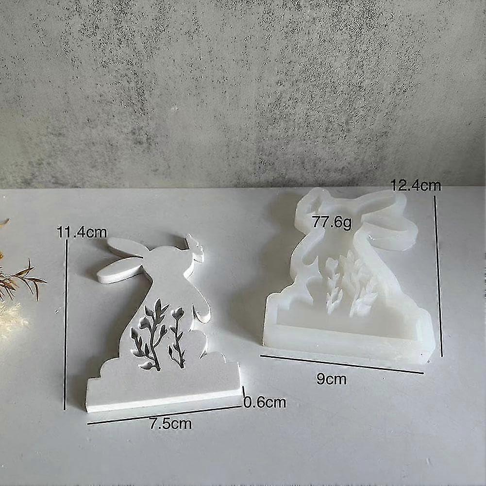 Bunny Silicone Moulds Casting Moulds, Silicone Moulds Easter, Rabbit ...