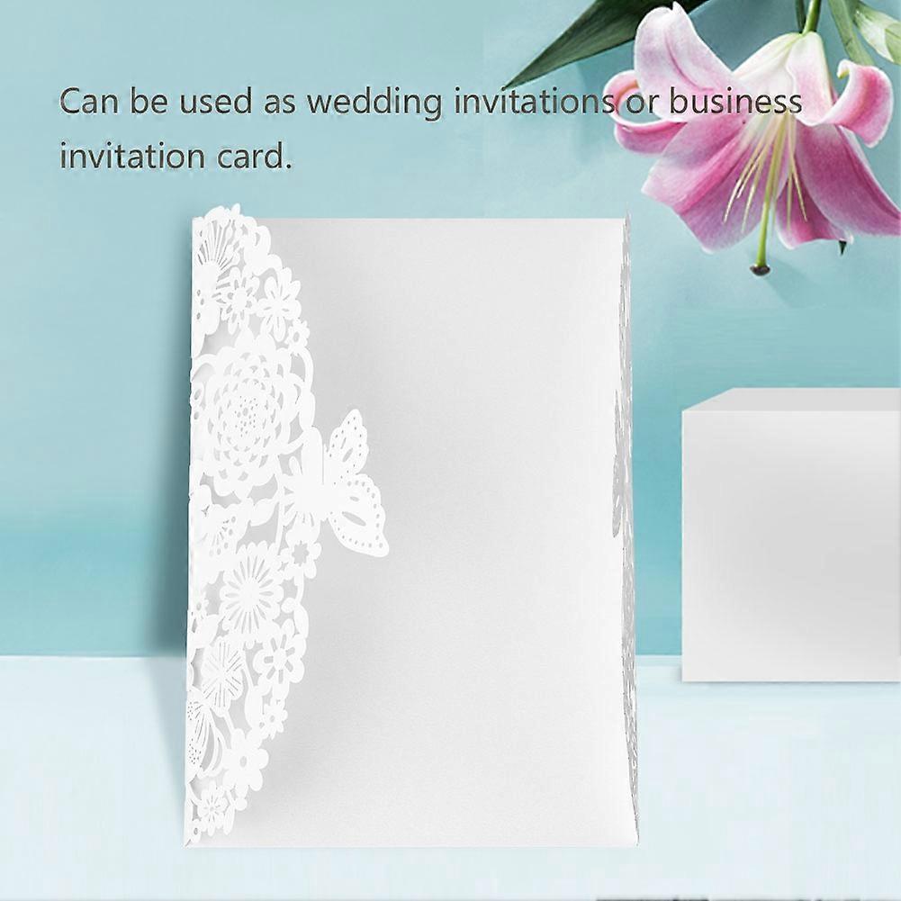 European Style Carved Personalized Wedding Invitation Cards - 10Pcs Set ...