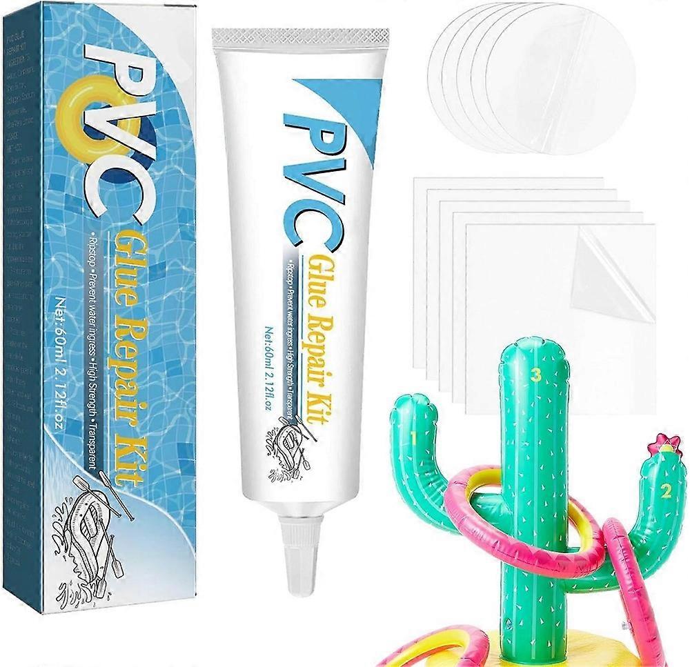 Swimming Pool Repair Kit, Transparent Inflatable Spa Repair Kit, PVC ...