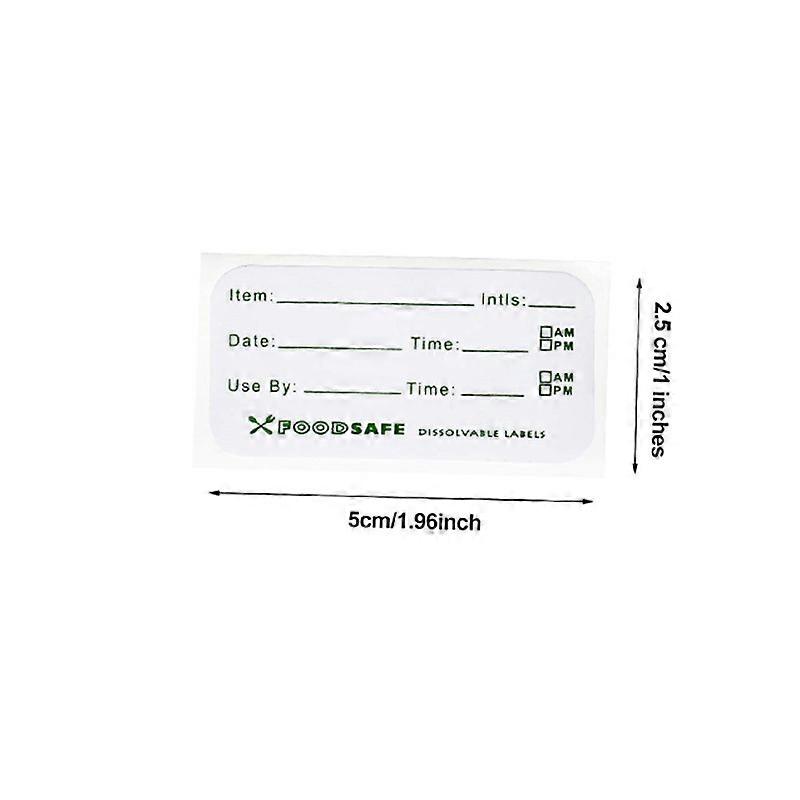 3 Rolls Food Labels for Catering Food Date Storage Labels 1 x 2 Inch ...
