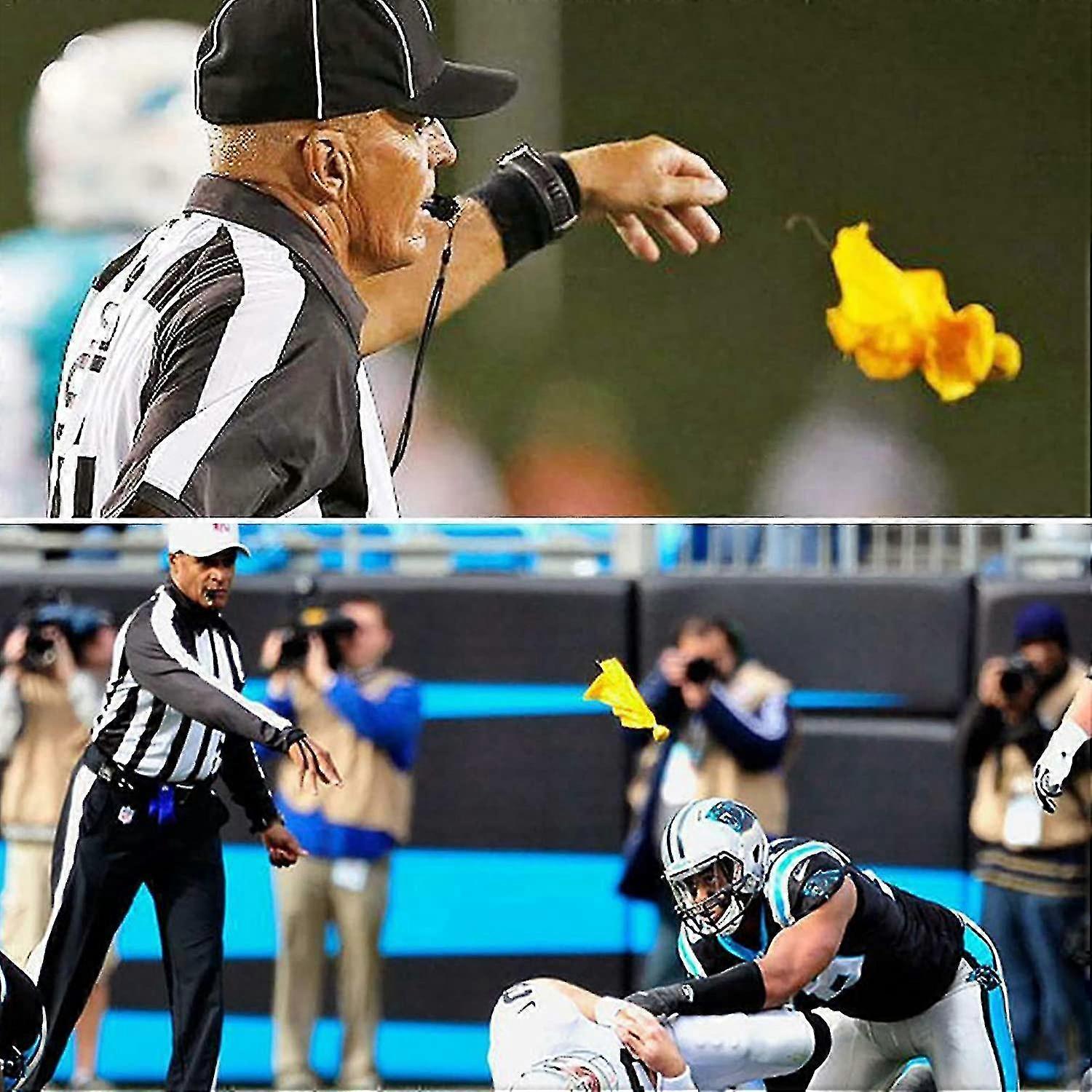 4 Pieces Football Penalty Flag Football Challenge Flags Tossing ...