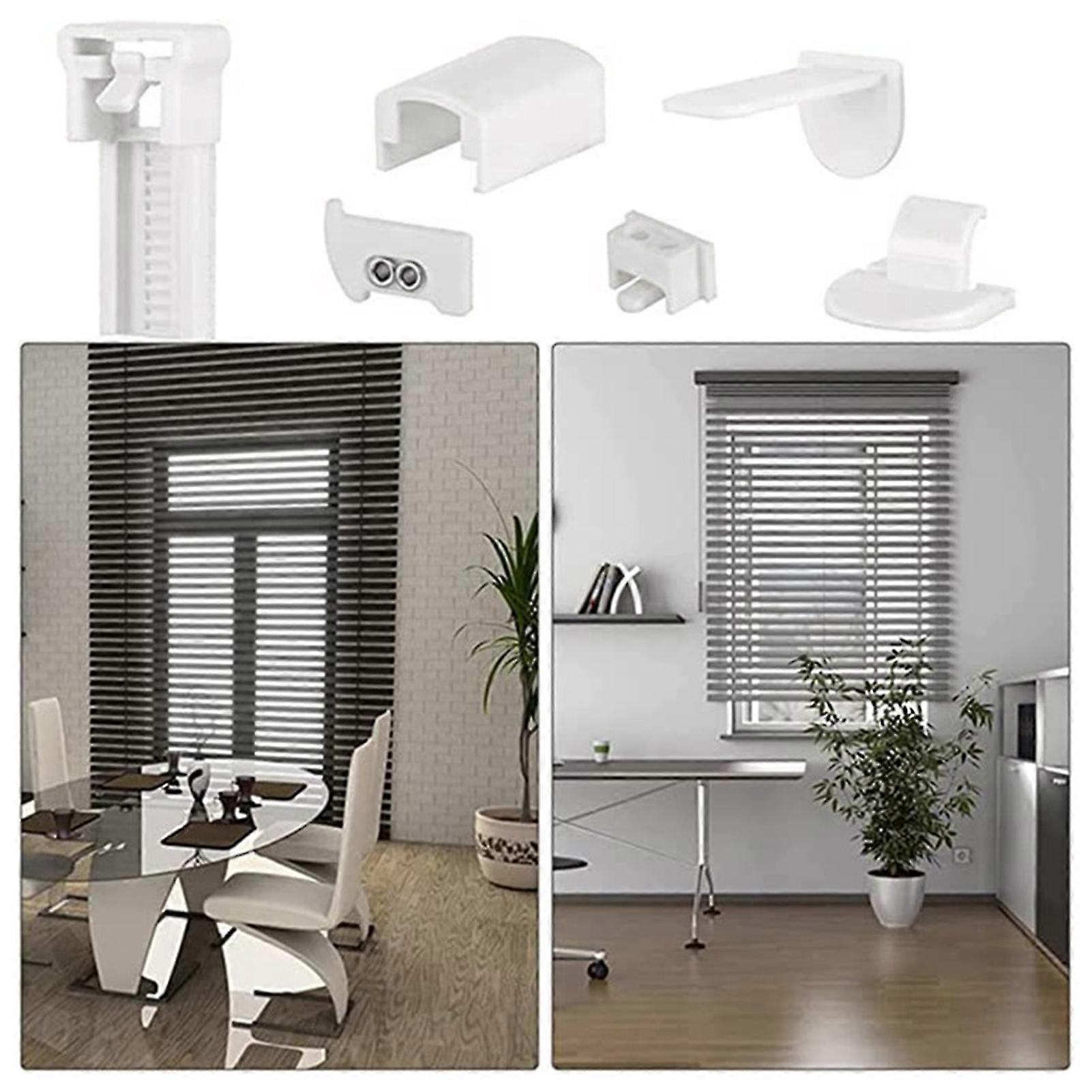 2 Sets 20mm Pleated Blind Replacement Parts Set Clamp Support ...