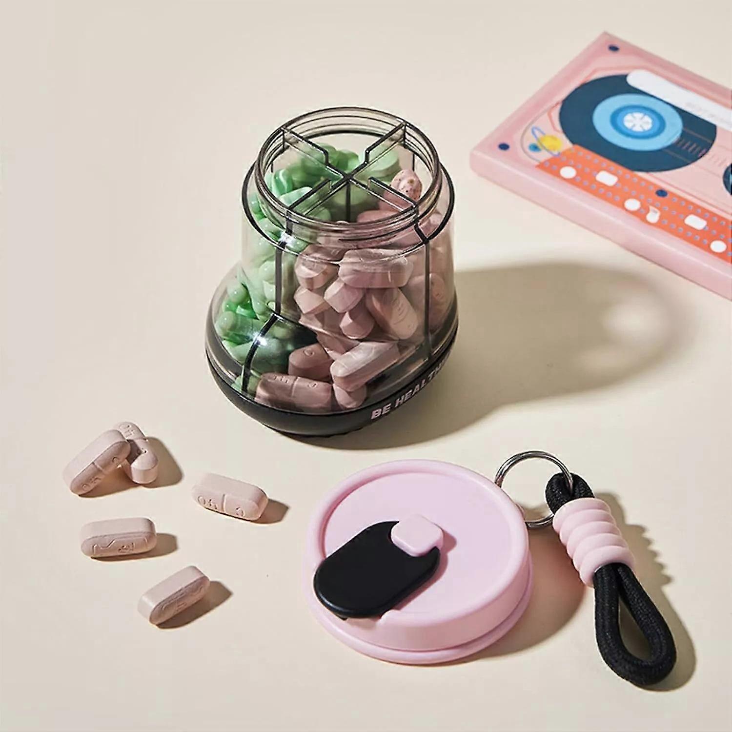 Creative Portable Mini Boot Pill Box,4 Compartment Travel Pills Case ...