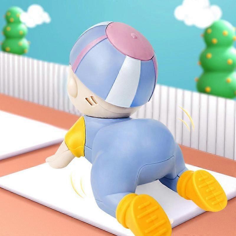 Crawling Doll Toy Electric Toy Guided Heads Up Exercise Realistic ...