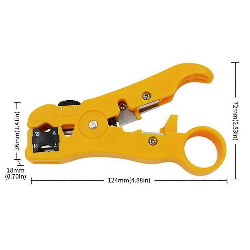 Multi-Purpose Coaxial Cable Stripper Cable TV Cable Stripper Wire ...