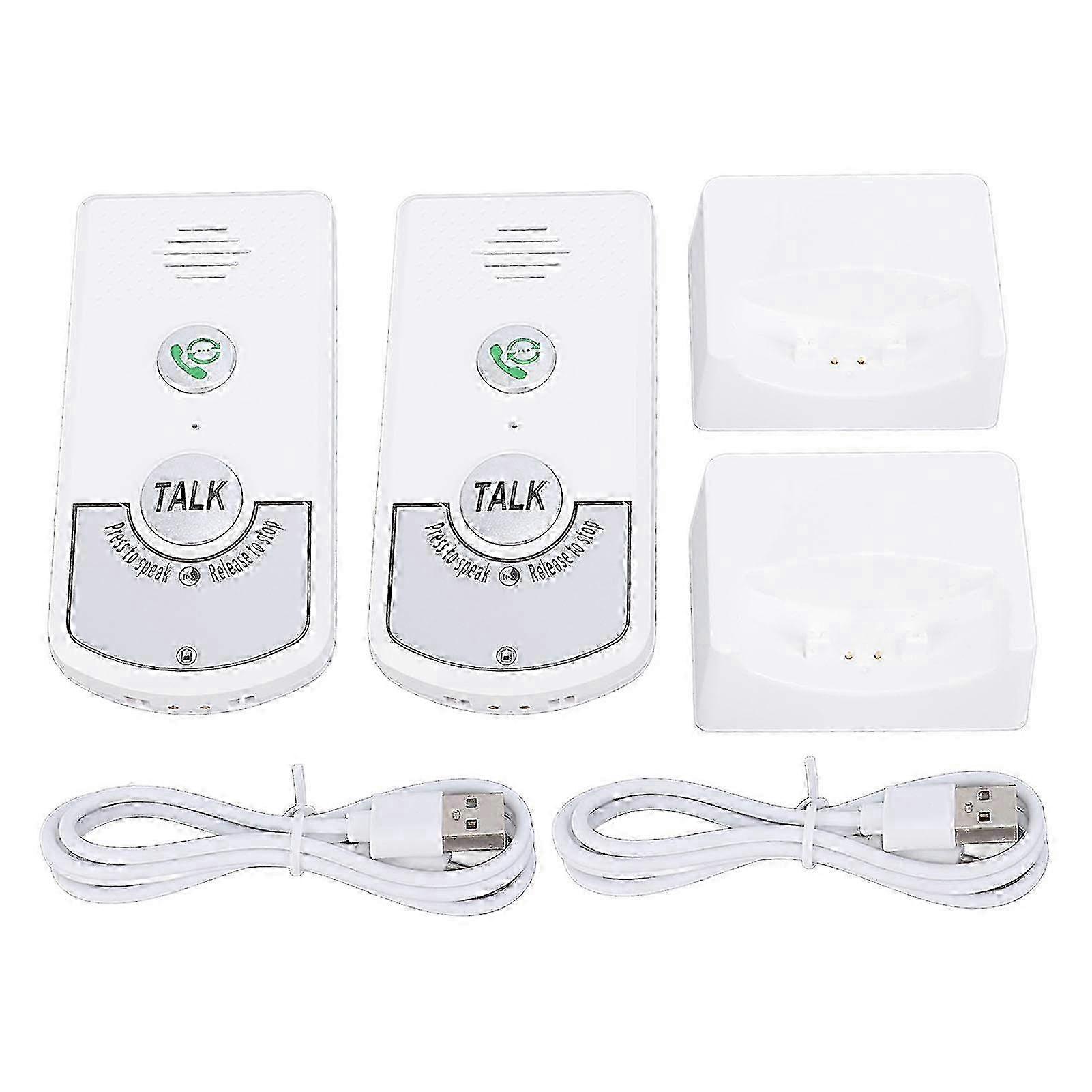 2-Way Voice Intercom System with 1000m Range - Wireless Doorbell ...