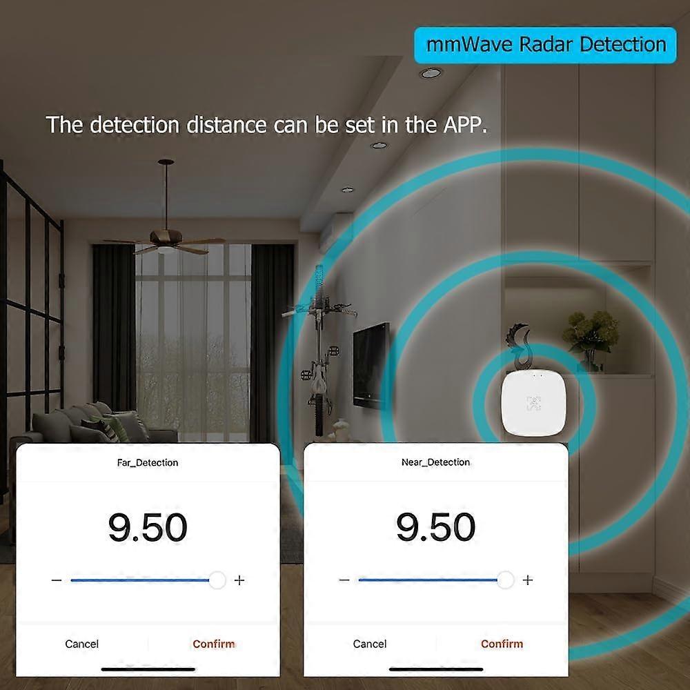 Human Presence Sensor ZigBee mmWave Smart Motion Detector with ...