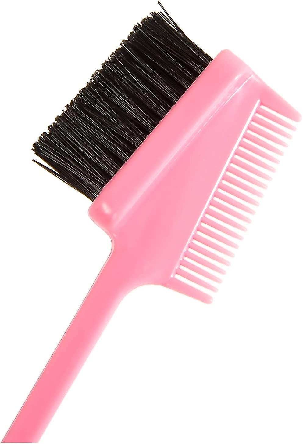 4 Pieces 3 In 1 Hair Edge Control Brush Comb Eyebrow Brush Double Sided ...