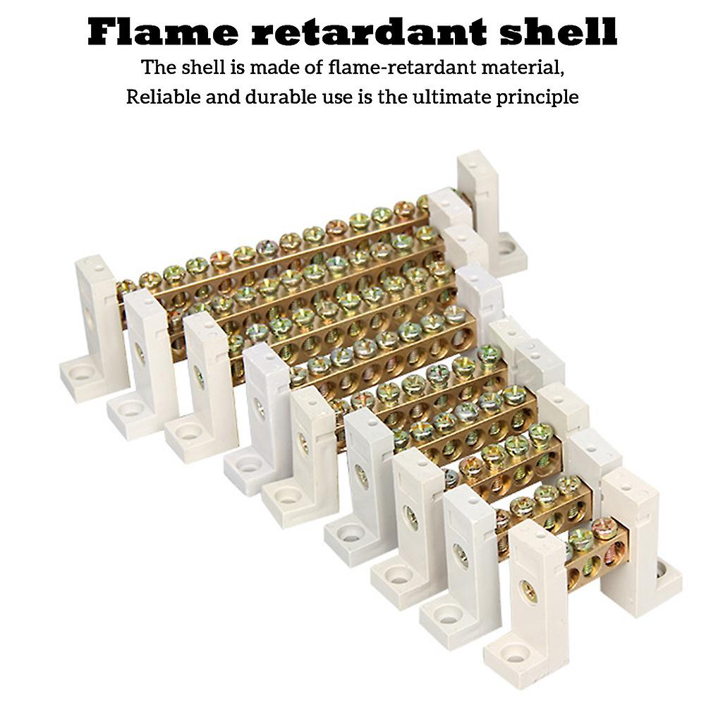 7-shape Terminal Copper Bar High Hardness Power Distribution Earthing ...