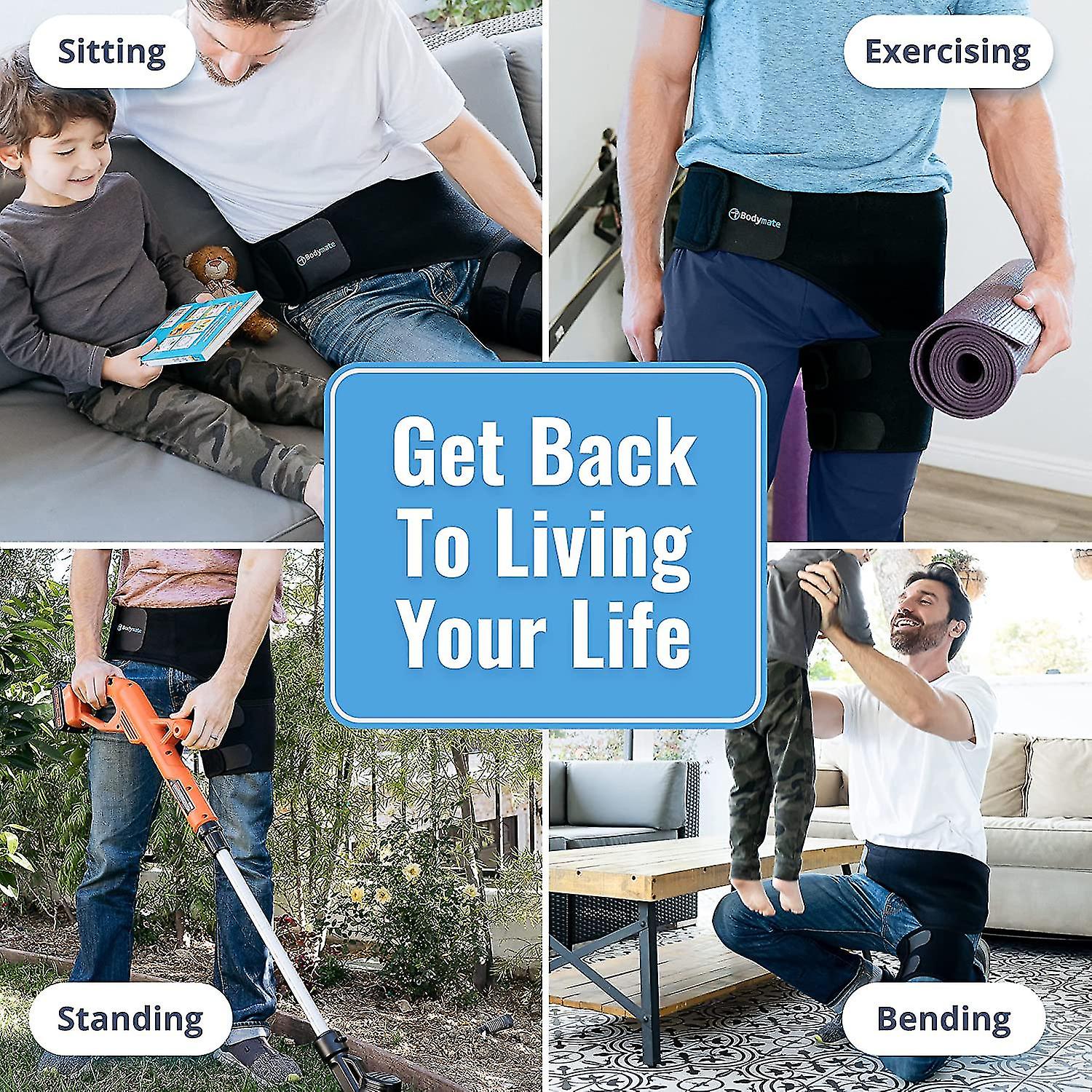 Hip Brace For Sciatica Pain Relief | Si Belt/sacroiliac Belt | Hip Pain ...