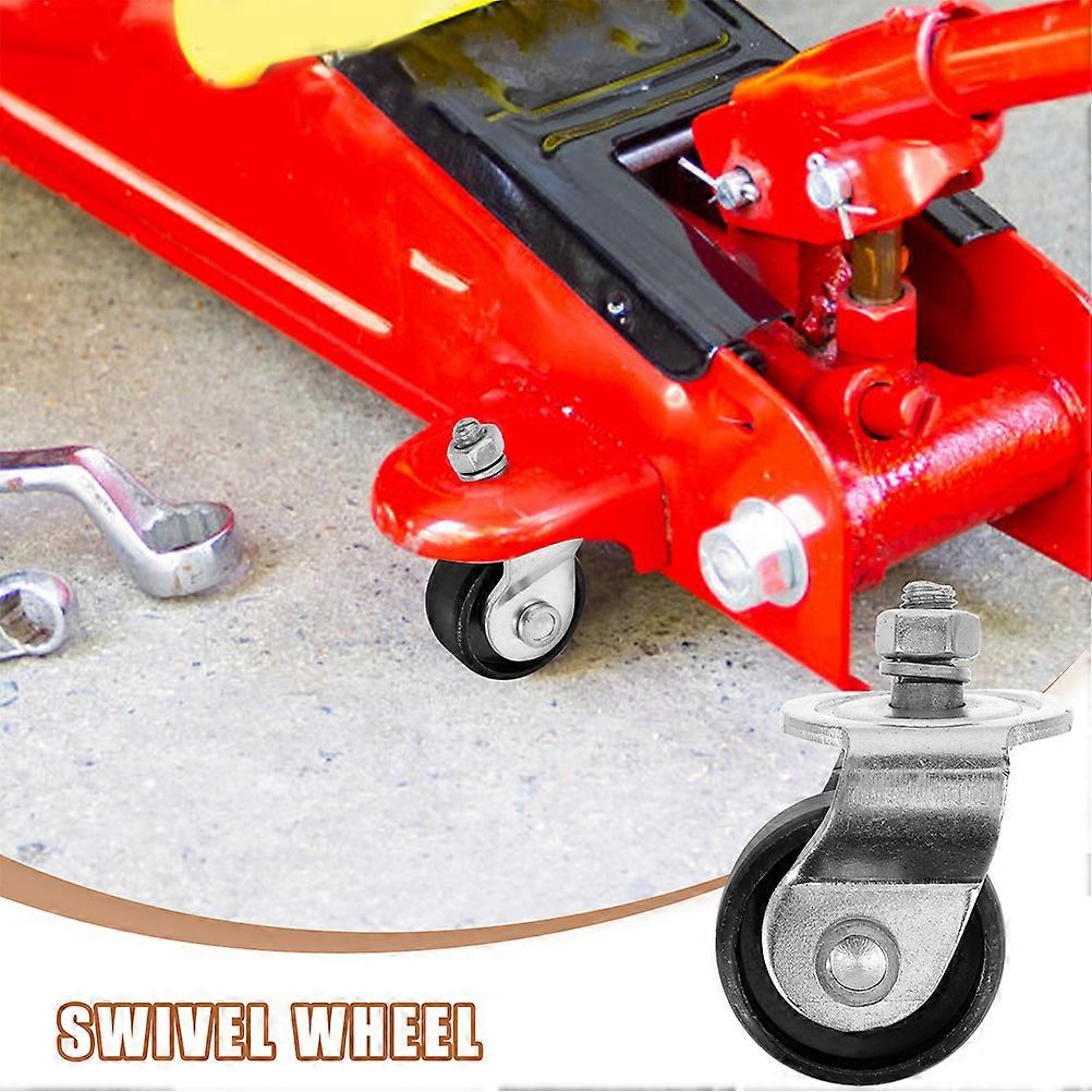 2pcs Floor Jack Caster Wheels Replacement Floor Jack Wheels Metal Jack ...