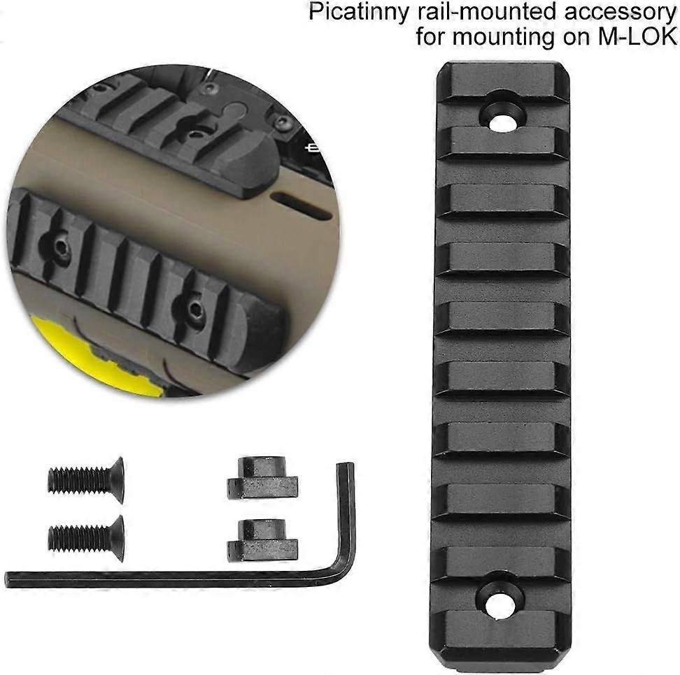 Picatinny Mlok Metal Rail M-Lok - 9 Slot Rail Set 3/5/9/11 Slot ...