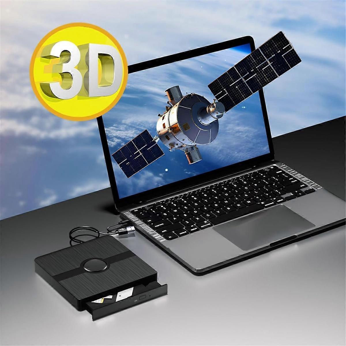 External Blu Ray Drive,CD/DVD Burner Player with Read/Write Capability ...