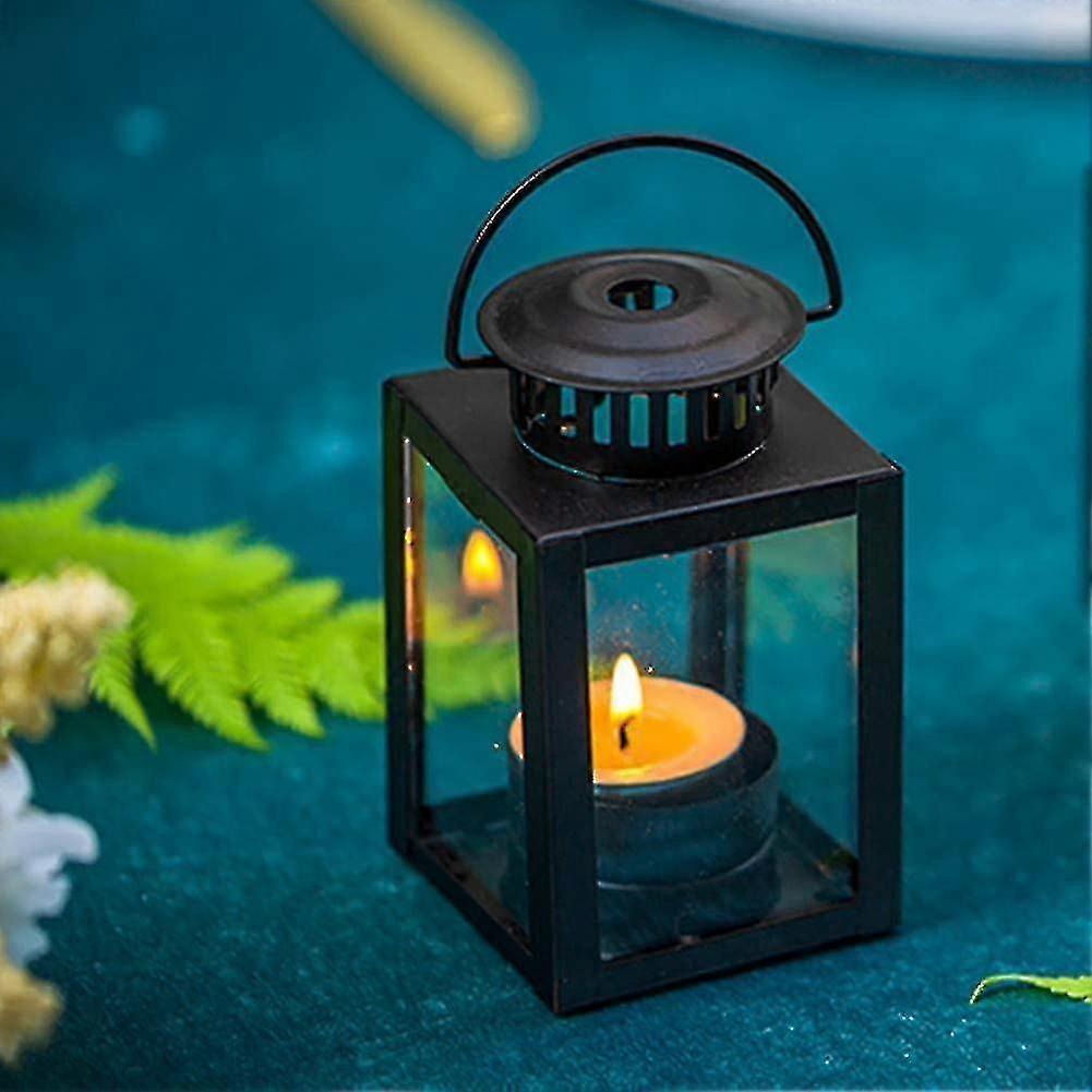 2024 6pcs -black Lanterns For Candles Garden Lanterns, Vintage Style ...