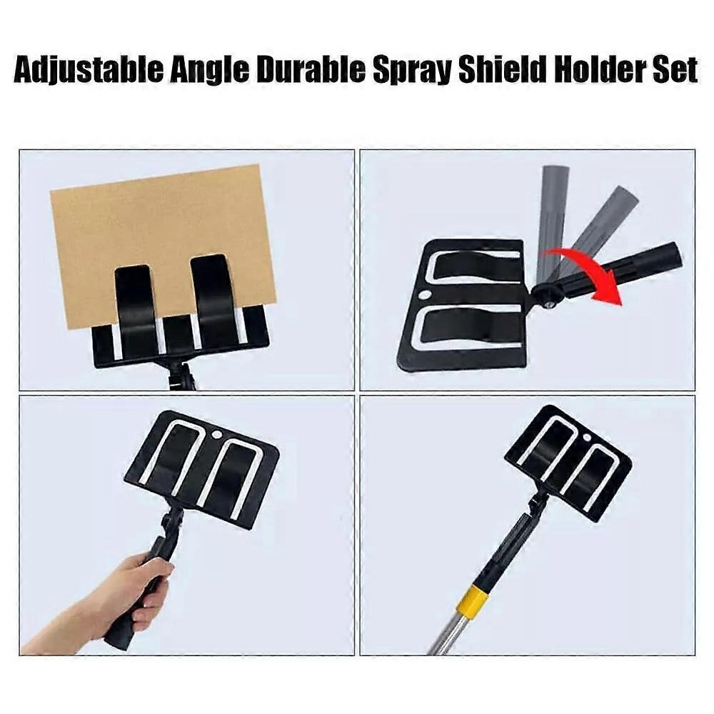 Adjustable Angle Durable Spray Shield Holder Set,Spray Paint Handle ...