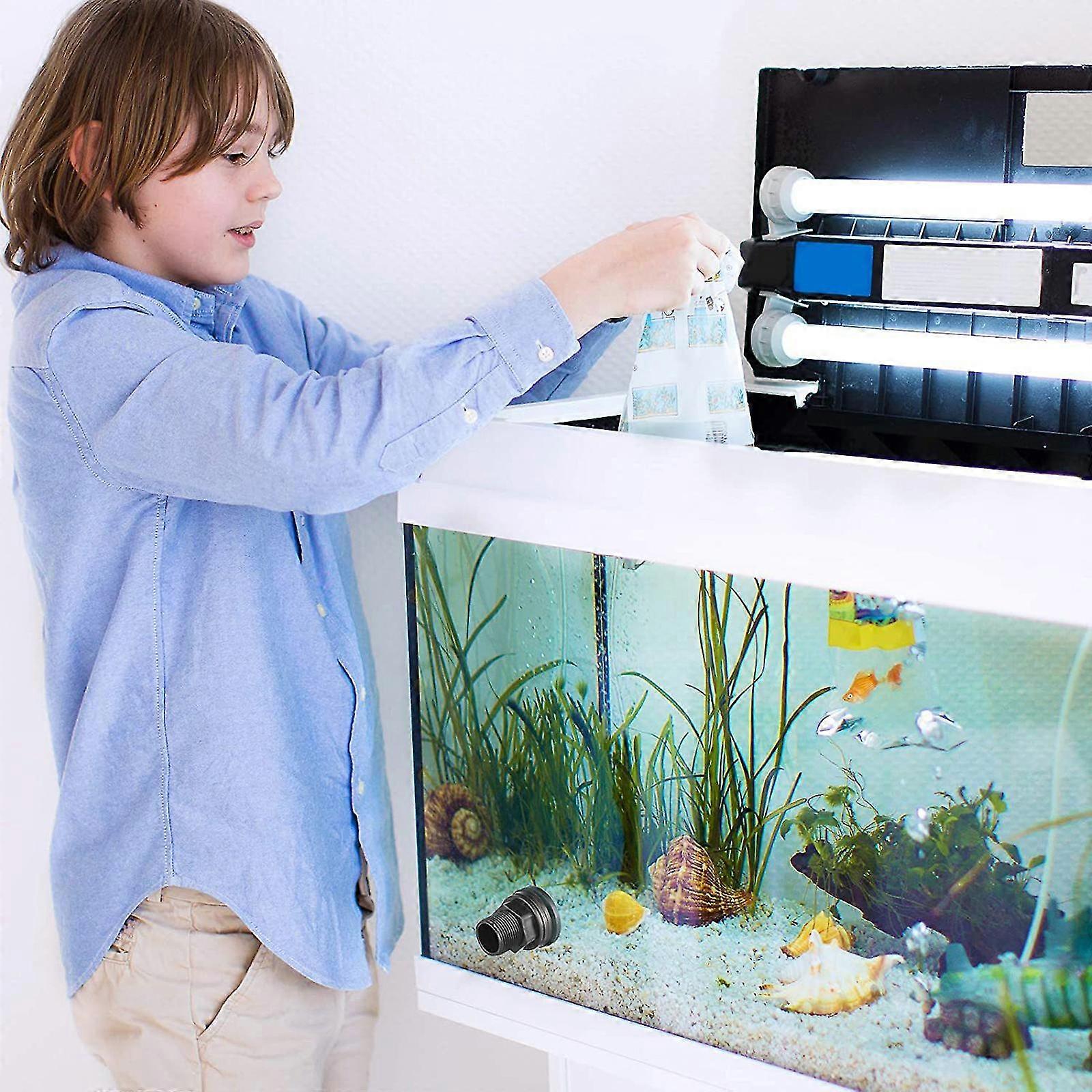 Pvc Bulkhead Fitting Double Threaded Bulkhead Water Tank Connector For ...