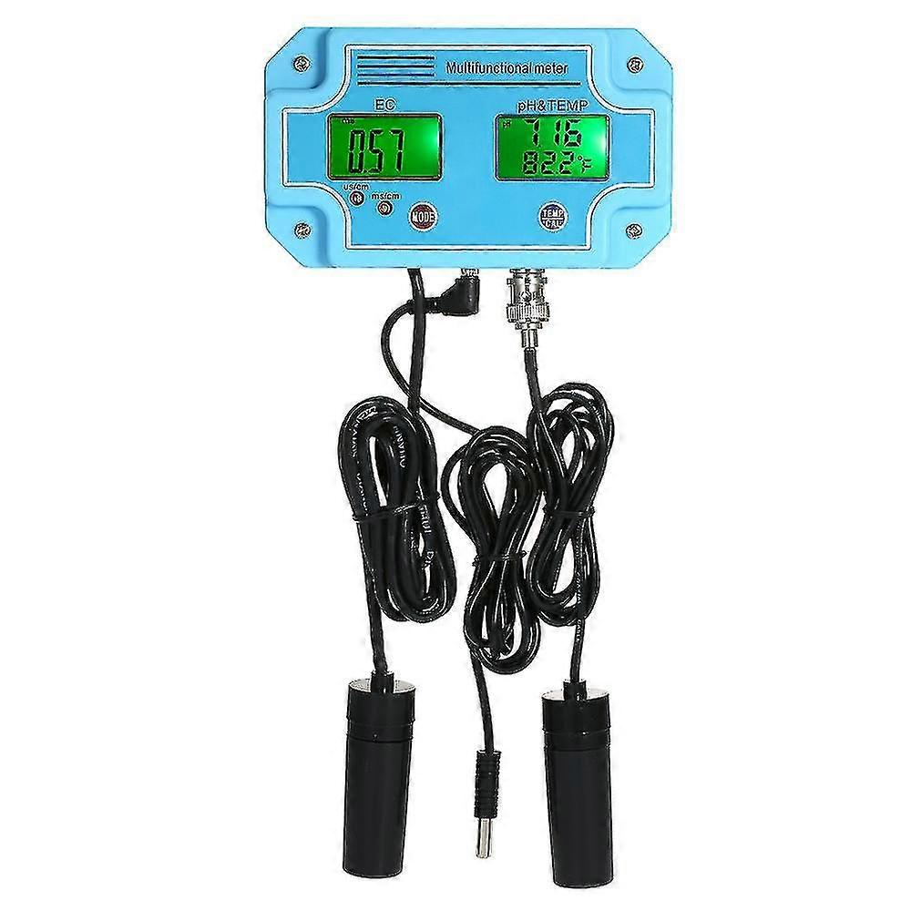 Professional 3 In 1 Ph/ec/temp Meter Water Detector Multi-parameter Digital Lcd Tri-meter Multi ...