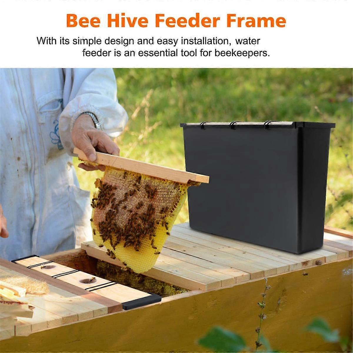 Bee Feeder, 6L Bee Hive Feeder Frame,Bee Water Feeder,Beekeeping Water ...