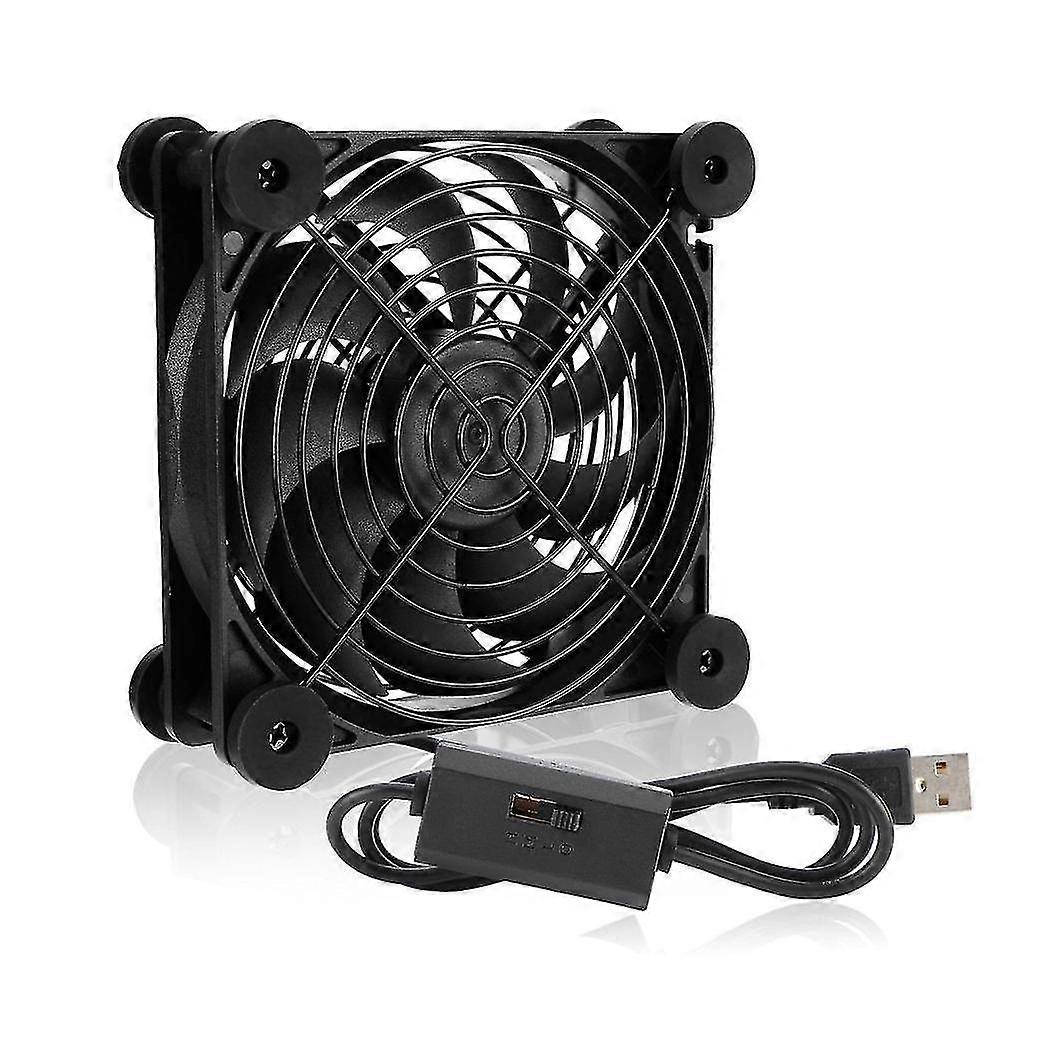 Router Fan Diy Pc Cooler Tv Box Cooling Silent Quiet Dc 5v Usb Power ...