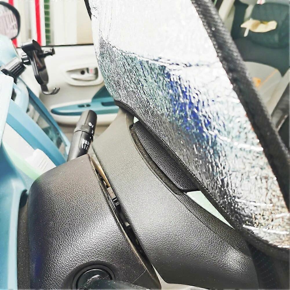 Car Steering Wheel Cover Aluminum Foil Car Steering Wheel Sun Shield ...