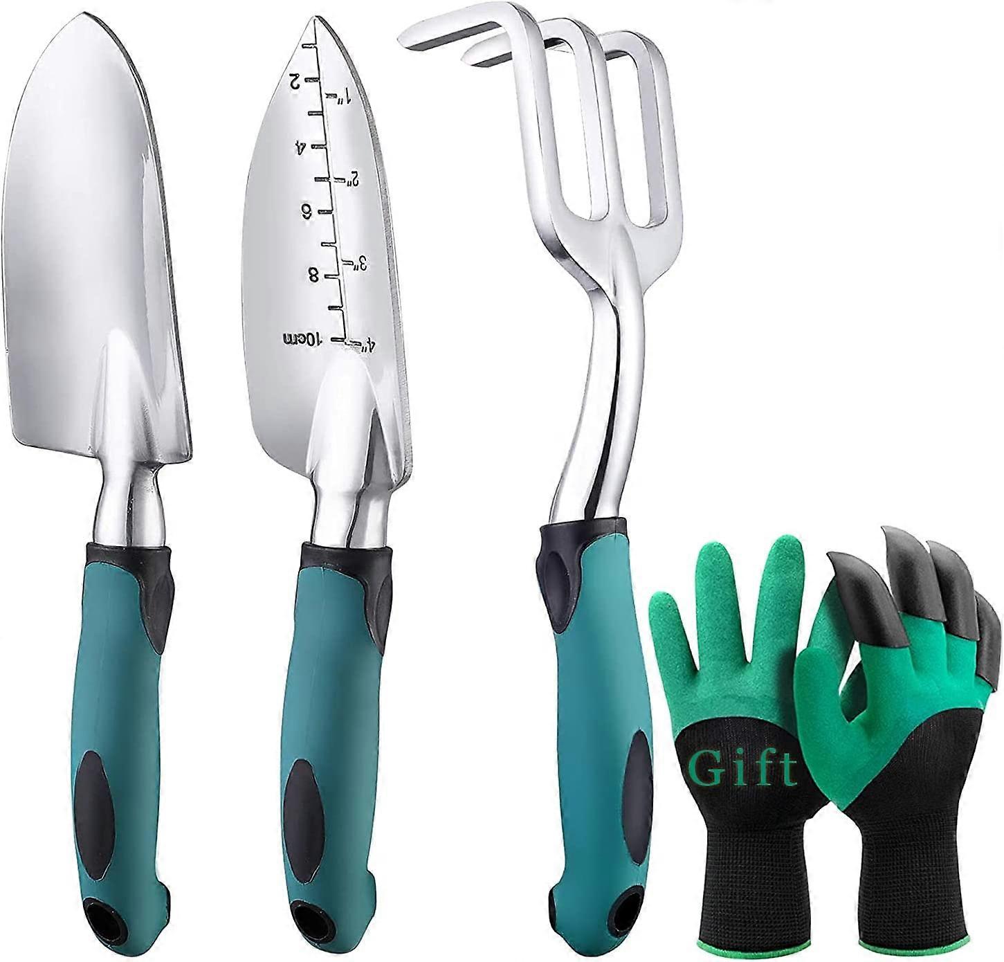 Garden Tool Set 3 Pcs Gardening Hand Tools Heavy Duty Gardening Tools ...