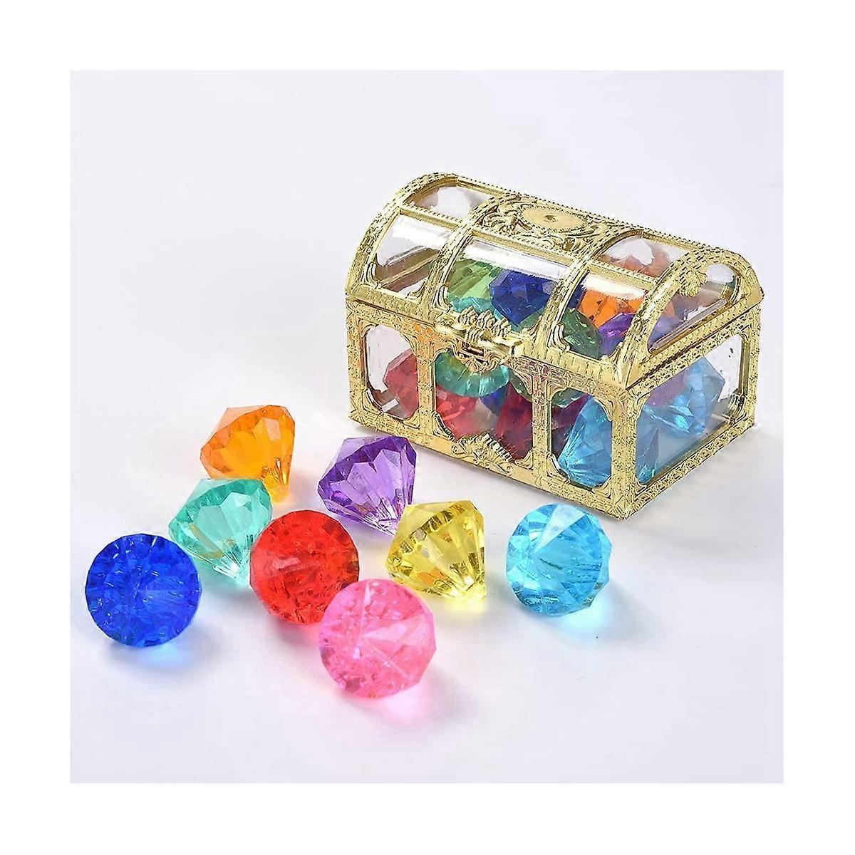 12Pcs Diving Gem Pool Toys Include Colorful Diamonds Set Dive Toy ...