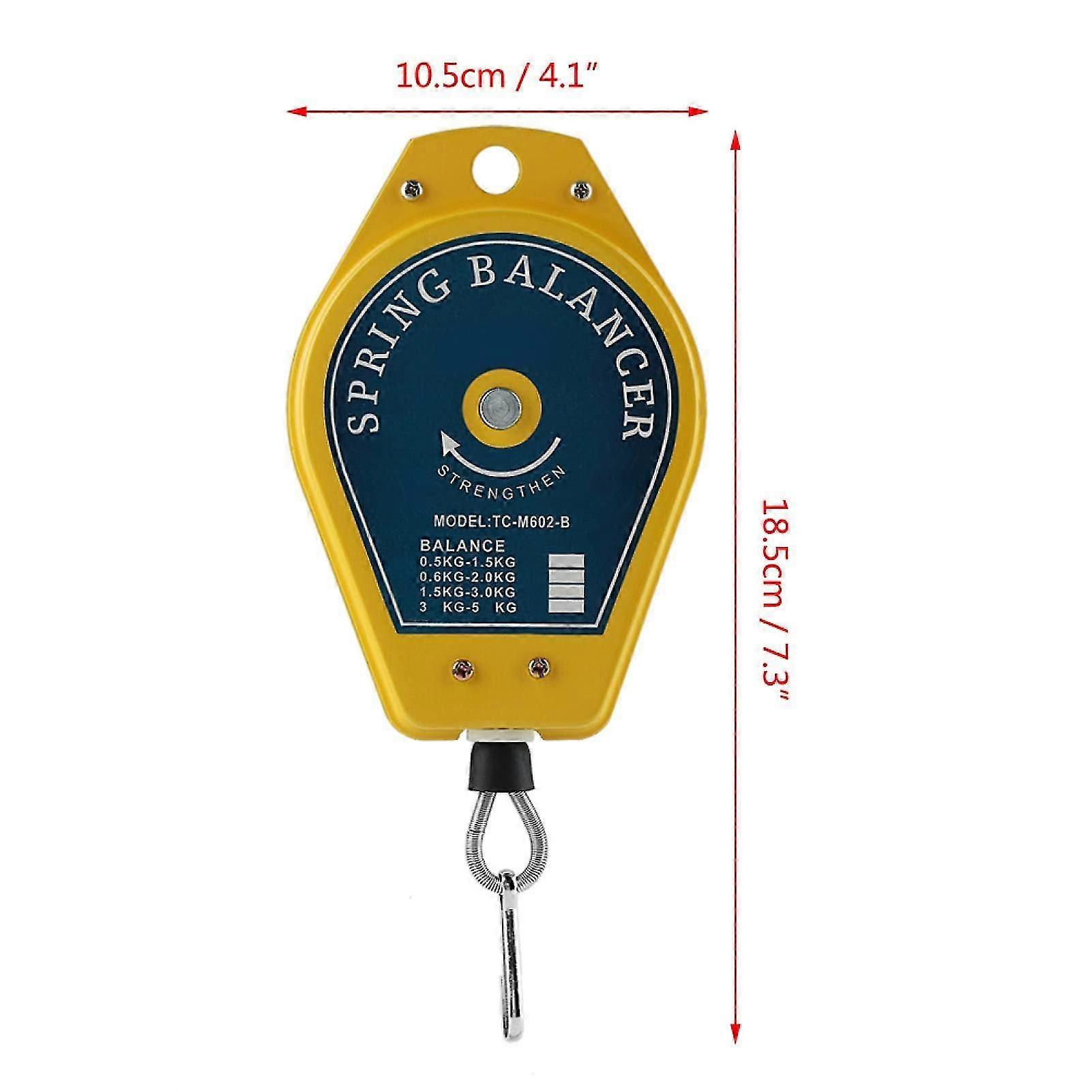 Spring Balancer, 0.5-1.5kg Retractable Spring Balancer Tool Fixtures ...