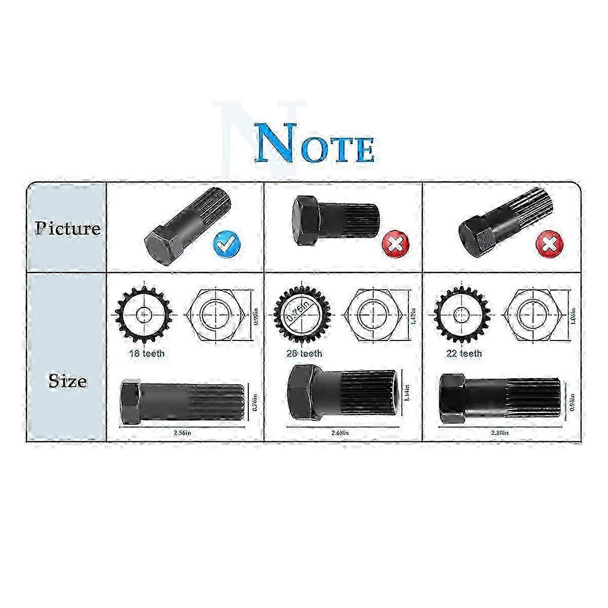 Impeller Installation Removal Spline Wrench Tool WR001 for GS GSX GTX ...