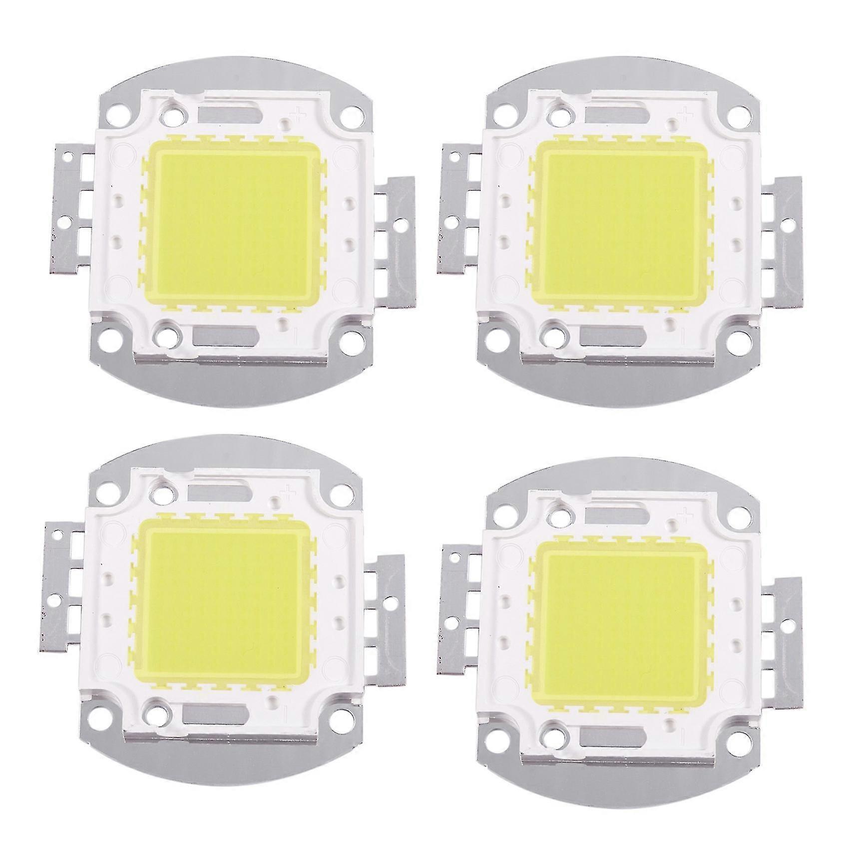 4x Led Chip 100w 7500lm White Light Bulb Lamp Spotlight High Power ...