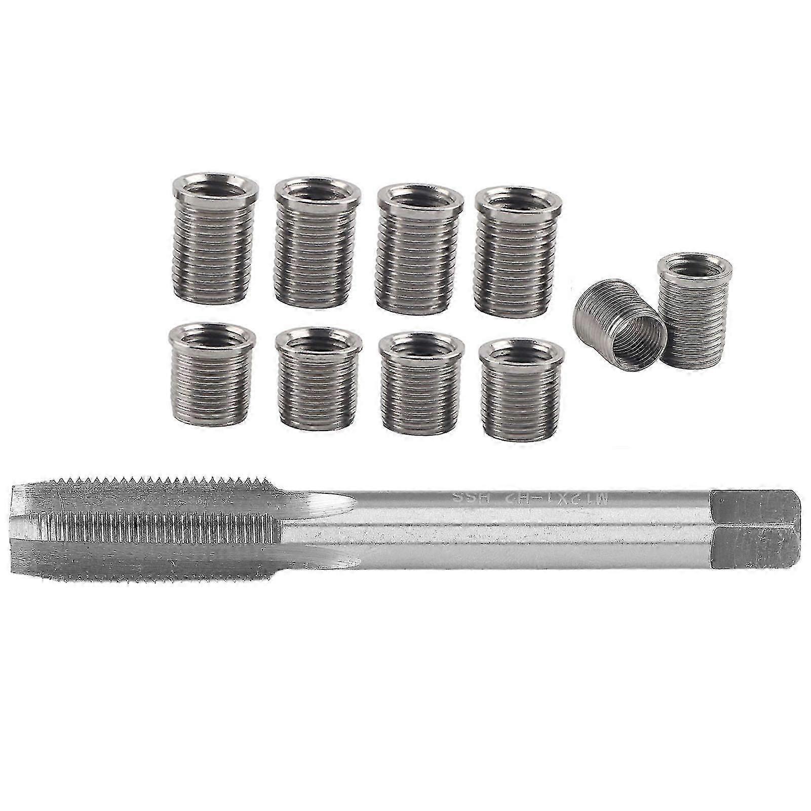 Spark Plug Thread Repair Tool M10x1.0 Bolt + M12x1.0 Tap Auto ...