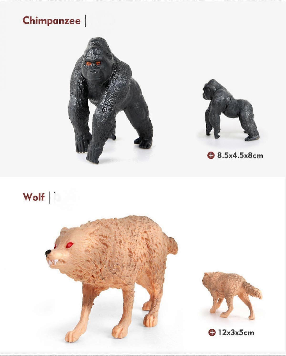 Farm Animal Figures - 6 Piece Realistic Plastic Assorted Small Farm ...