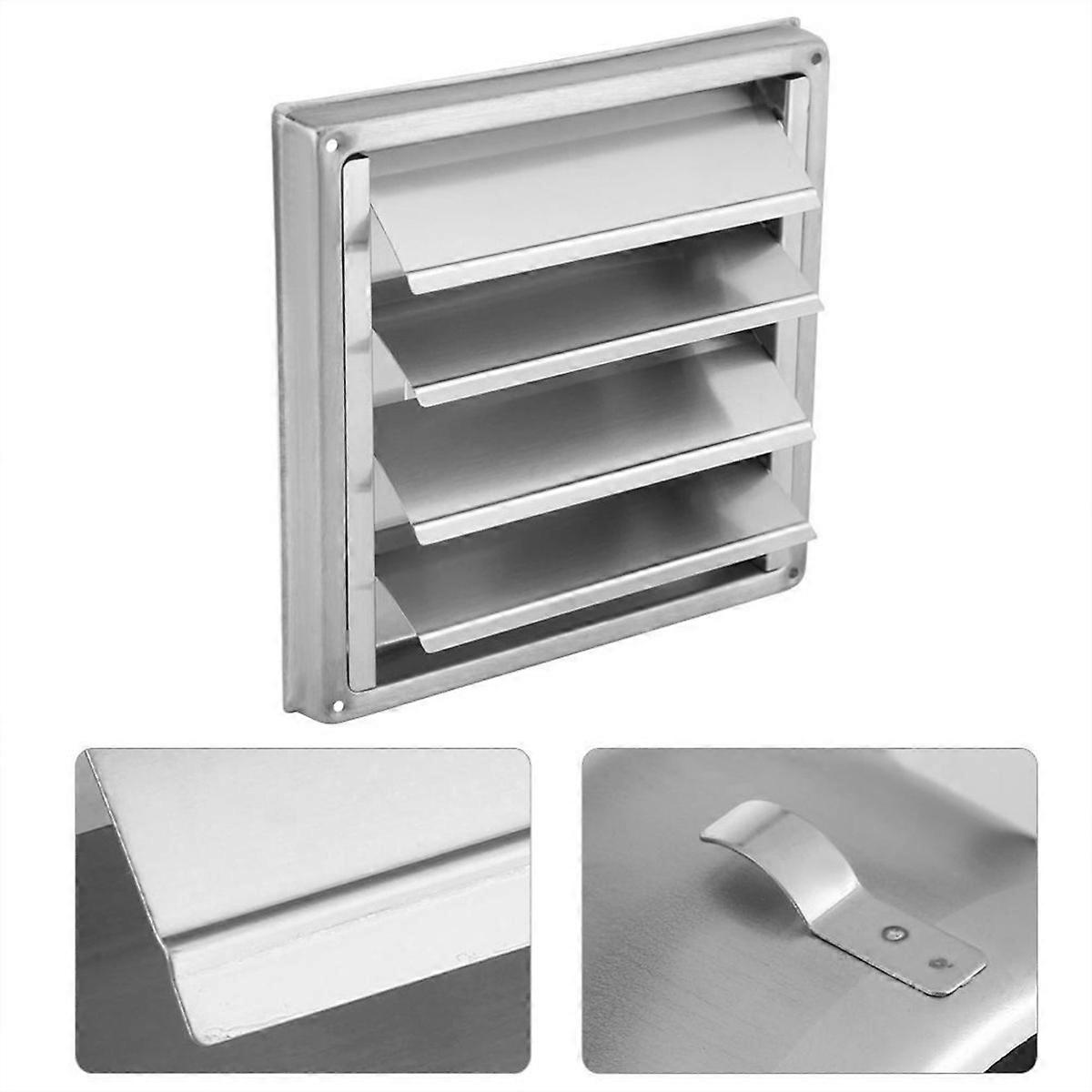 Ventilation grille 150mm stainless steel low back grille with movable ...