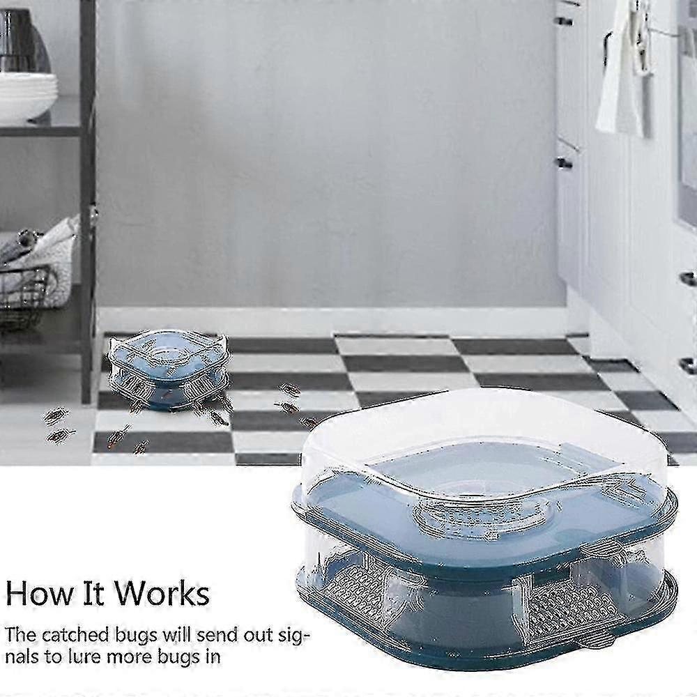 Treatment Bed Bug Trap Reusable Cockroach Traps Bedbug Detectors ...