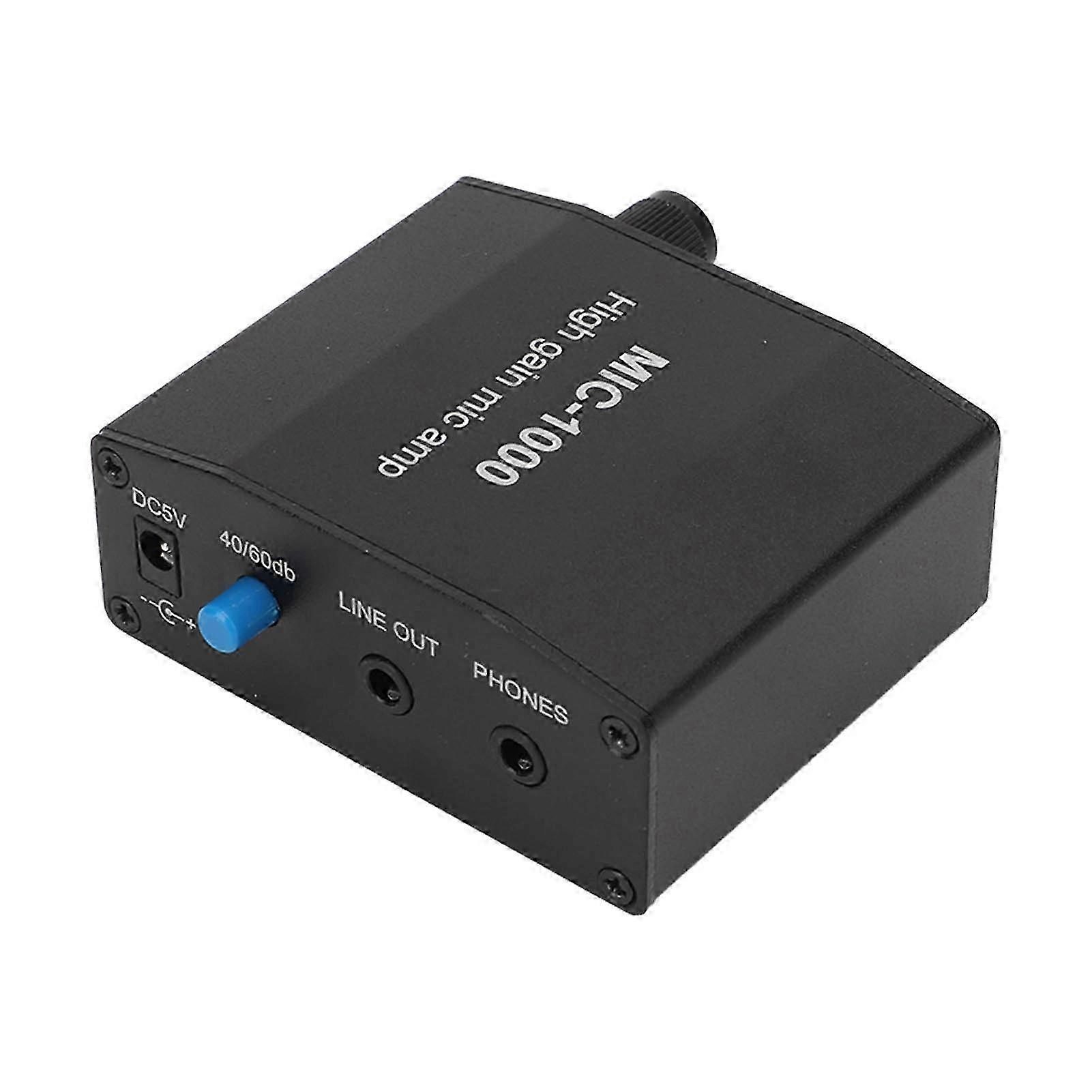 Microphone Amplifier Mic o Amp High Gain 1000 Times Amplification ...