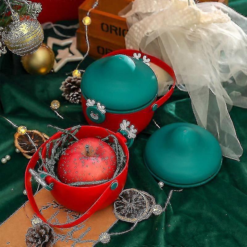 Christmas Plastic Gift Boxchristmas Gift Box Christmas Eve Apple Gift ...
