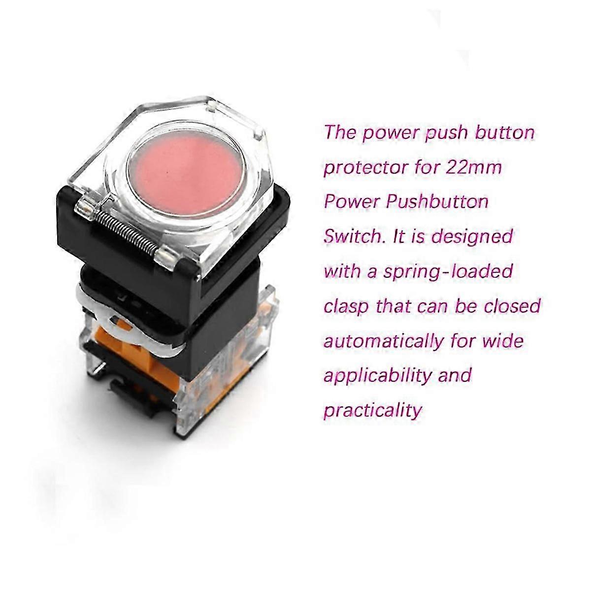 4pcs Power Push Button Switch Cover, Dustproof Waterproof Button Switch ...