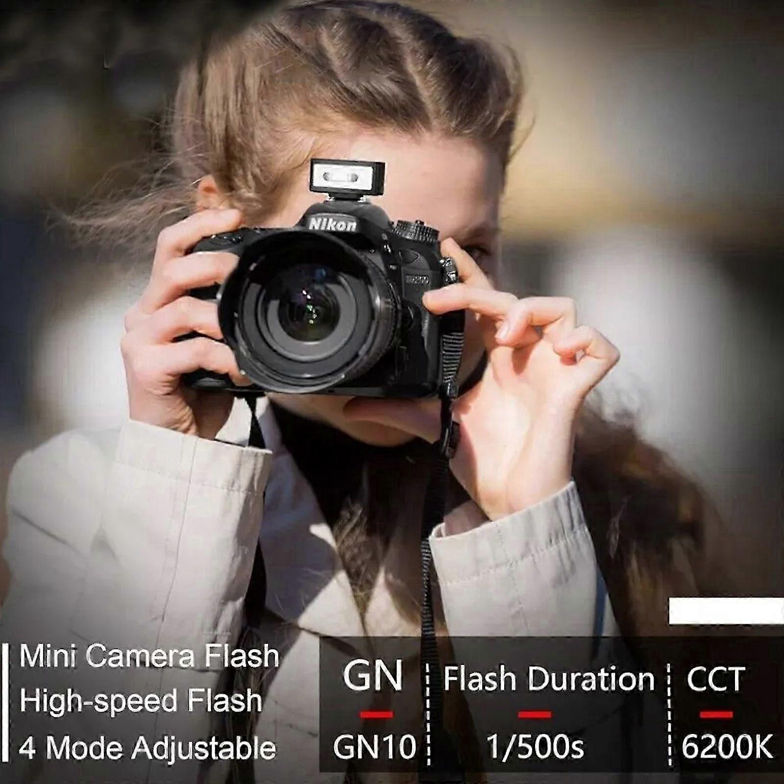 Mini Rechargeable Camera Flash Light Speedlite For Ricoh GR3 /Canon ...