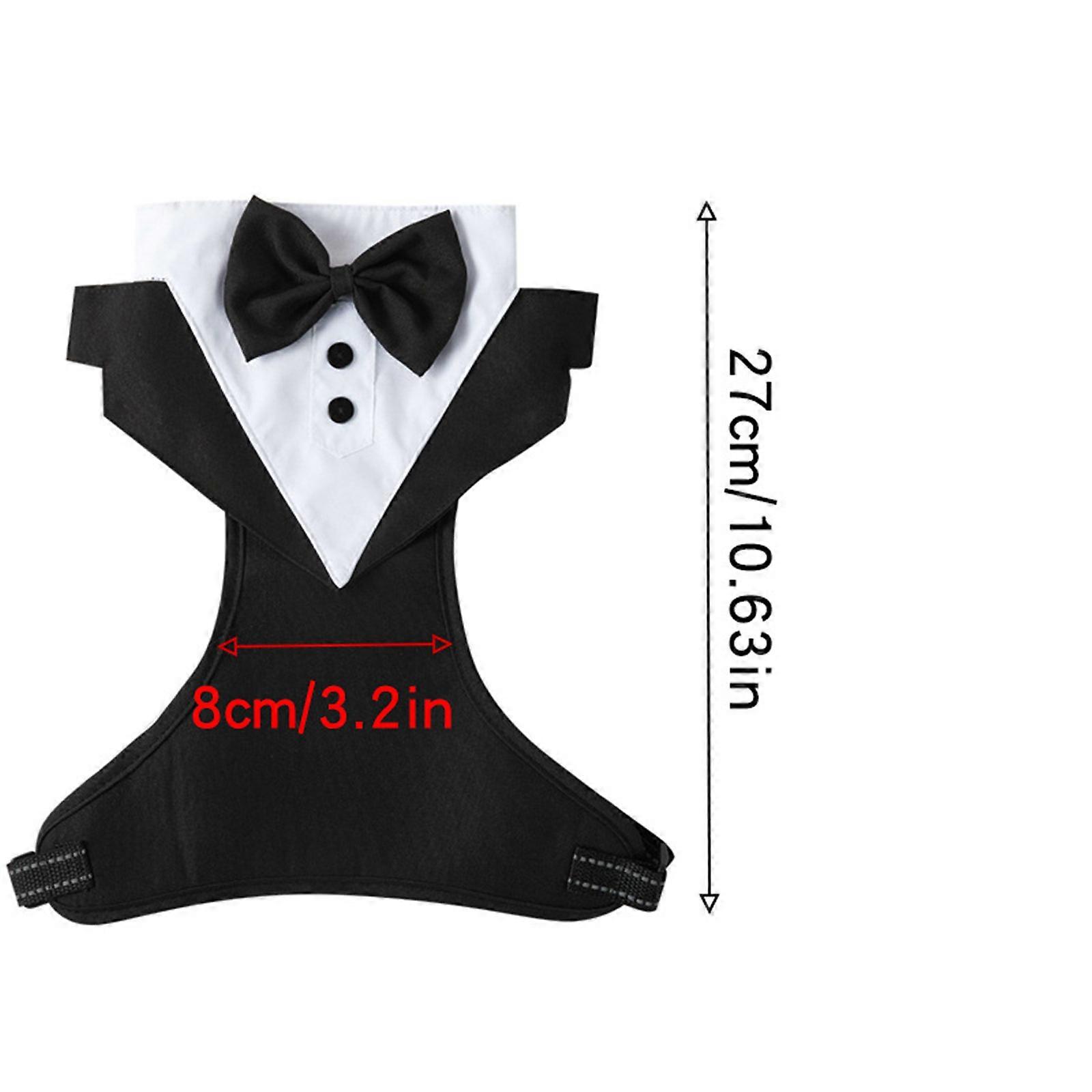 Large Dog Suit Harness No Pull Design for Small Dogs Easy Walk Tuxedo ...