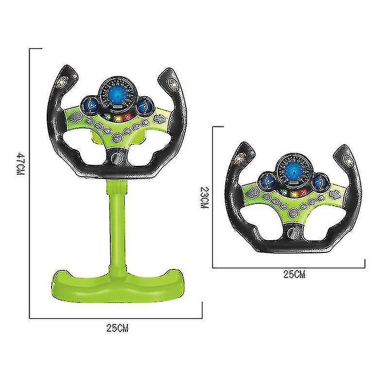 Electric Simulation Steering Wheel Toy With Sound And Light Educational ...