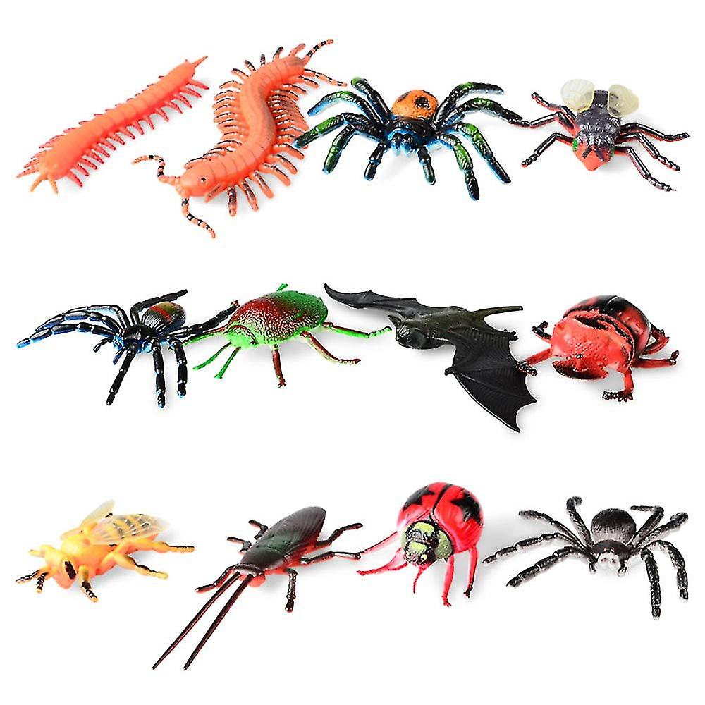15pcs Bugs Insects Realistic Models Kids Children Biology Science Stem ...