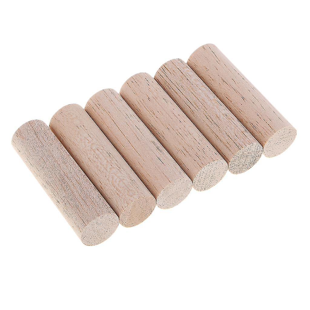 Natural Unpainted Blank Balsa Wood Sticks Round For Diy Model Making ...