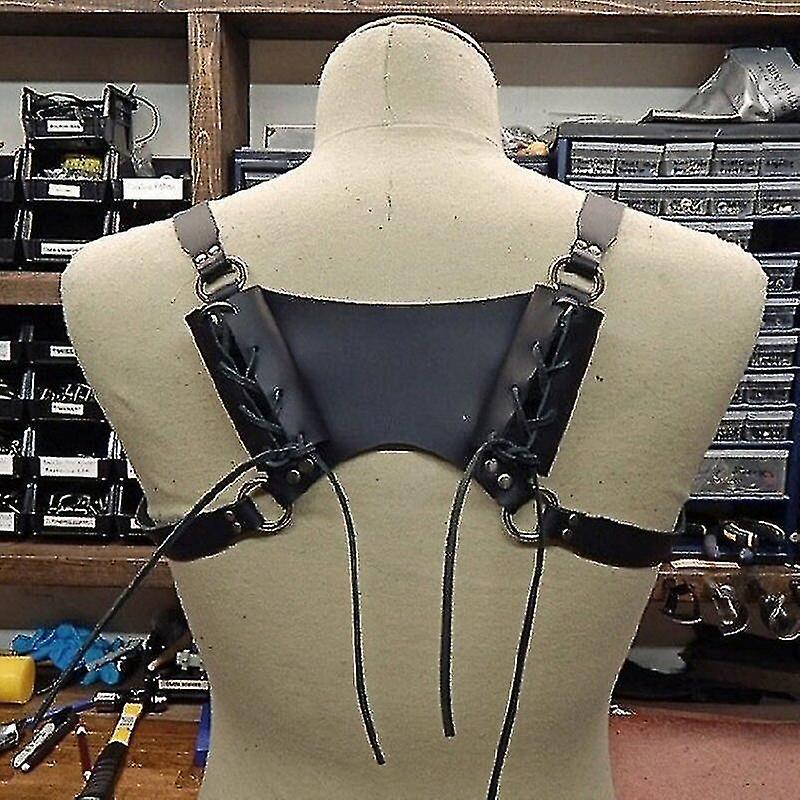 Medieval Sword Scabbard Shoulder Back Sheath Holder Frog For Men Larp ...